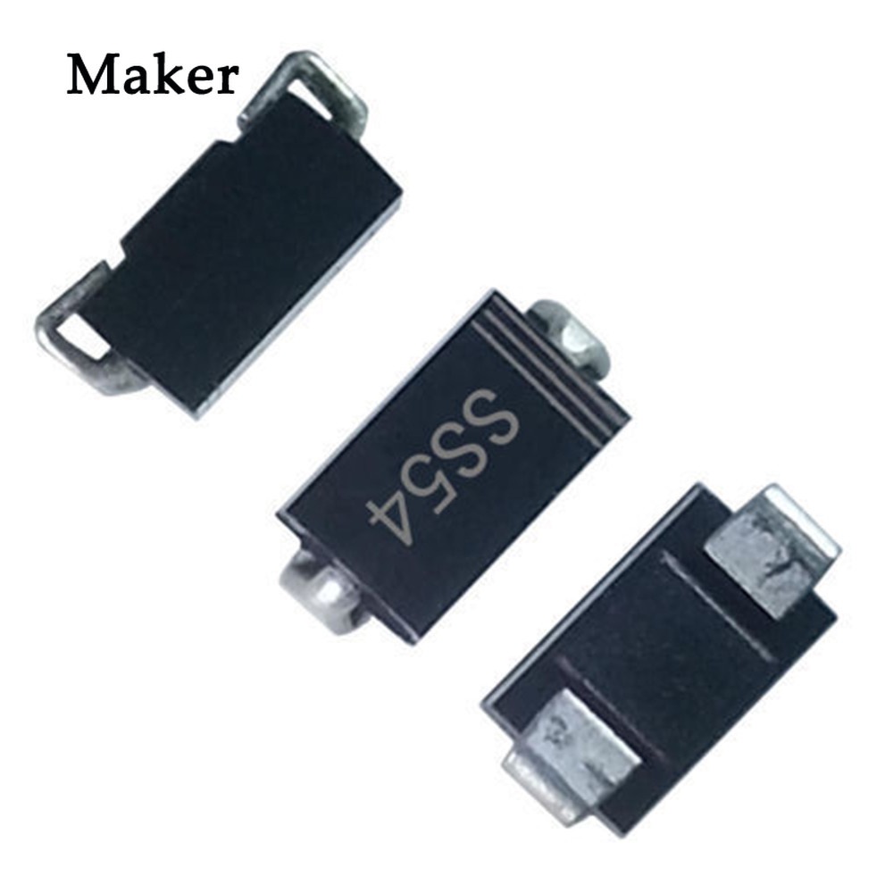 20Pcs SMD Diode SS54 1N5824 SMA DO-214 Fast Rectifier Diode 5A 40V ...