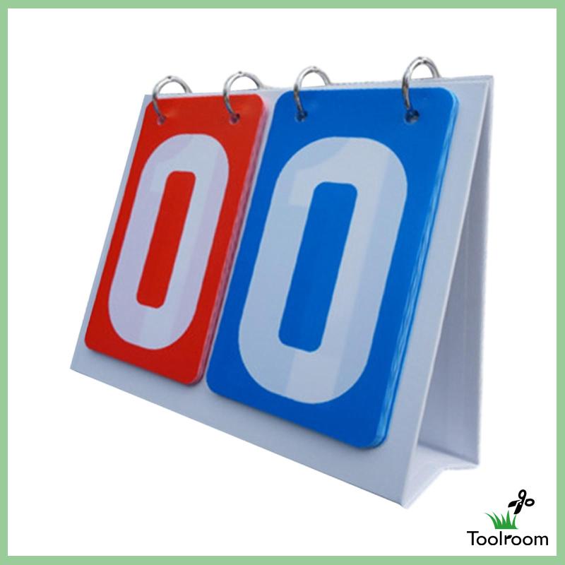 [ Sports Scoreboard Flip Score Board 2 digits Multipurpose Manual Score ...