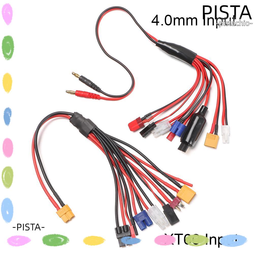 PISTA 4.0mm Input/XT60 to JST T Plug XT60 EC3 Futaba Tamiya Mini ...