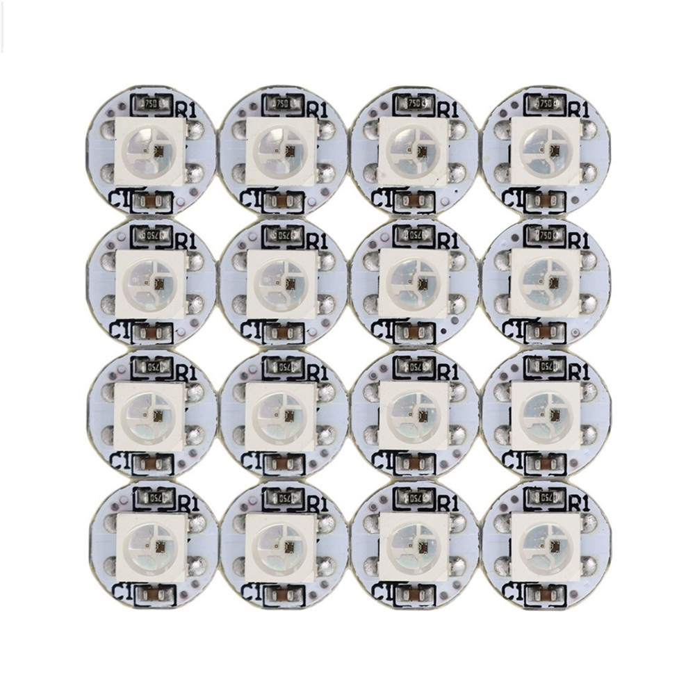 10Pcs~100Pcs 4-Pin WS2812B WS2812 LED Chip & Heatsink Board 5050 RGB ...