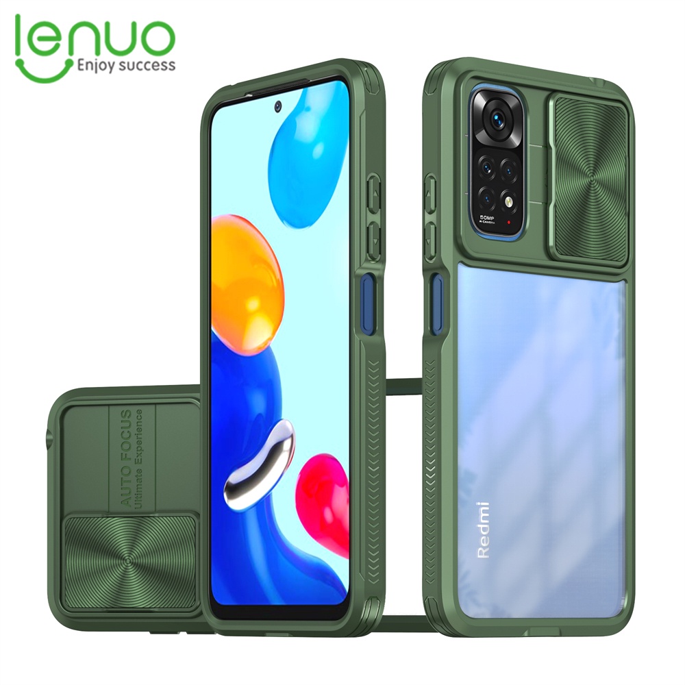LENUO Clear Phone Case For Xiaomi Redmi Note 10 11 Pro 11s 10s 10c 9c ...