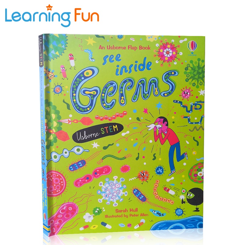 Usborne See Inside Germs Educational 3D Flap Picture Books for Kids ...