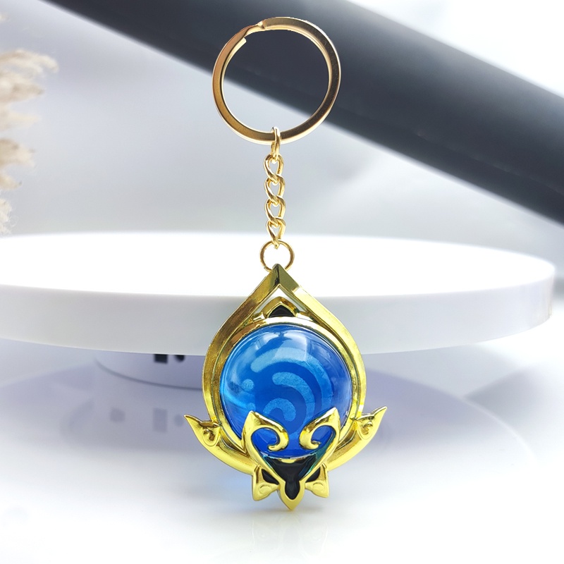 Game Genshin Impact Visions Keychain Sumeru Mondstadt Liyue Inazuma ...