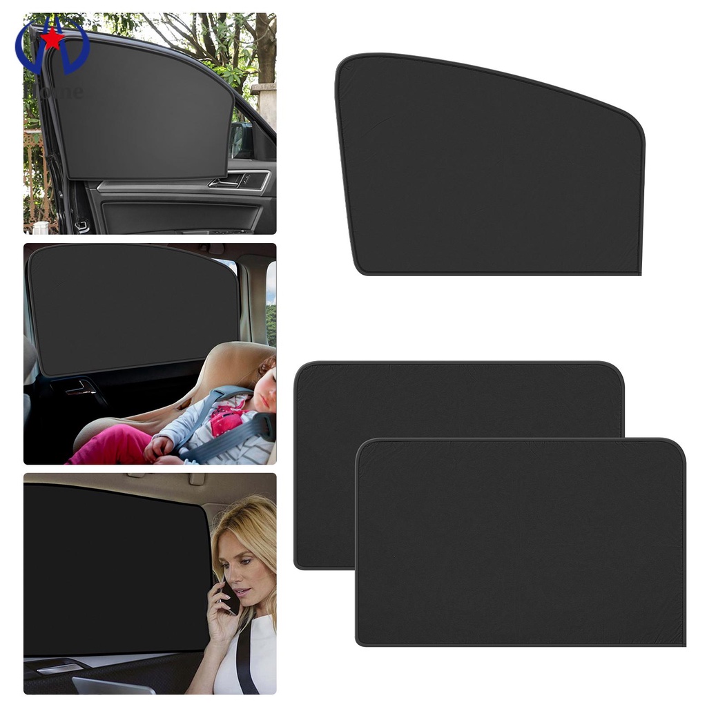2Pcs Car Window Sun Shade Privacy M-agnetic Car Window Curtain Sun ...
