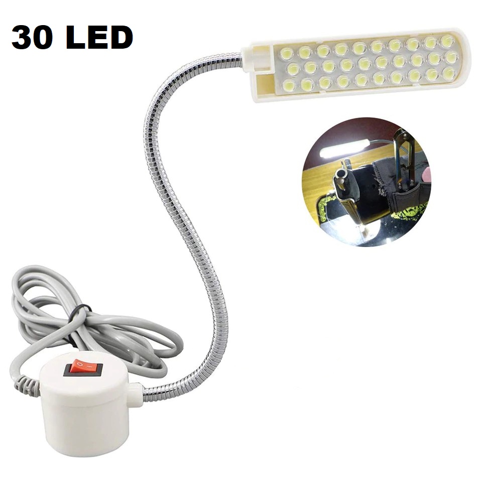 Oright 30/10 LED Sewing Machine Light Working Gooseneck Lamp with ...