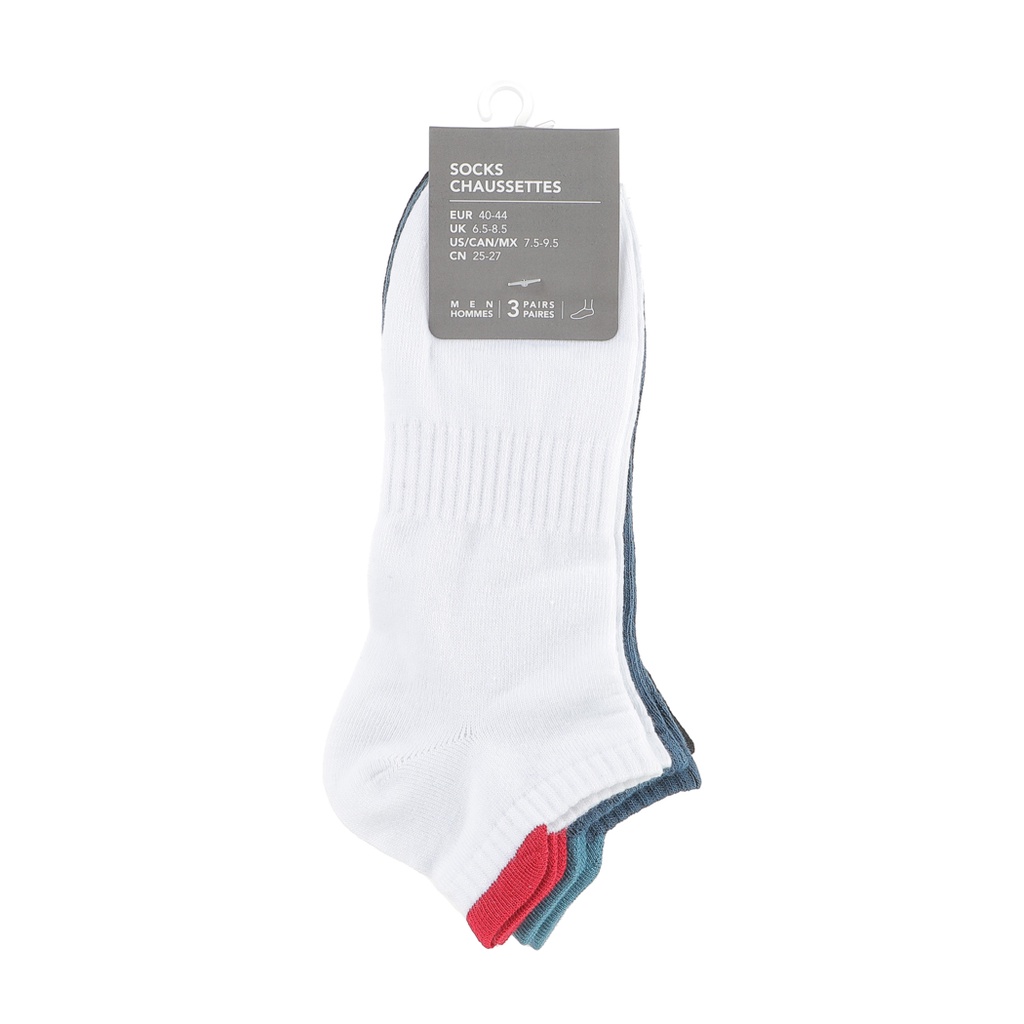 MINISO Mens Low-Cut Socks 3 Pairs | Shopee Philippines