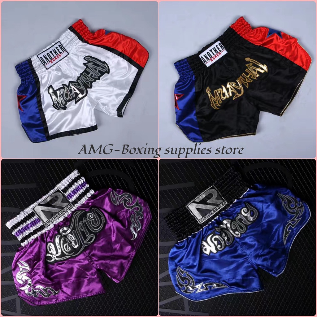 New Boxing Shorts UFC Fighting Training Fitness Broadcasting Muay Thai ...