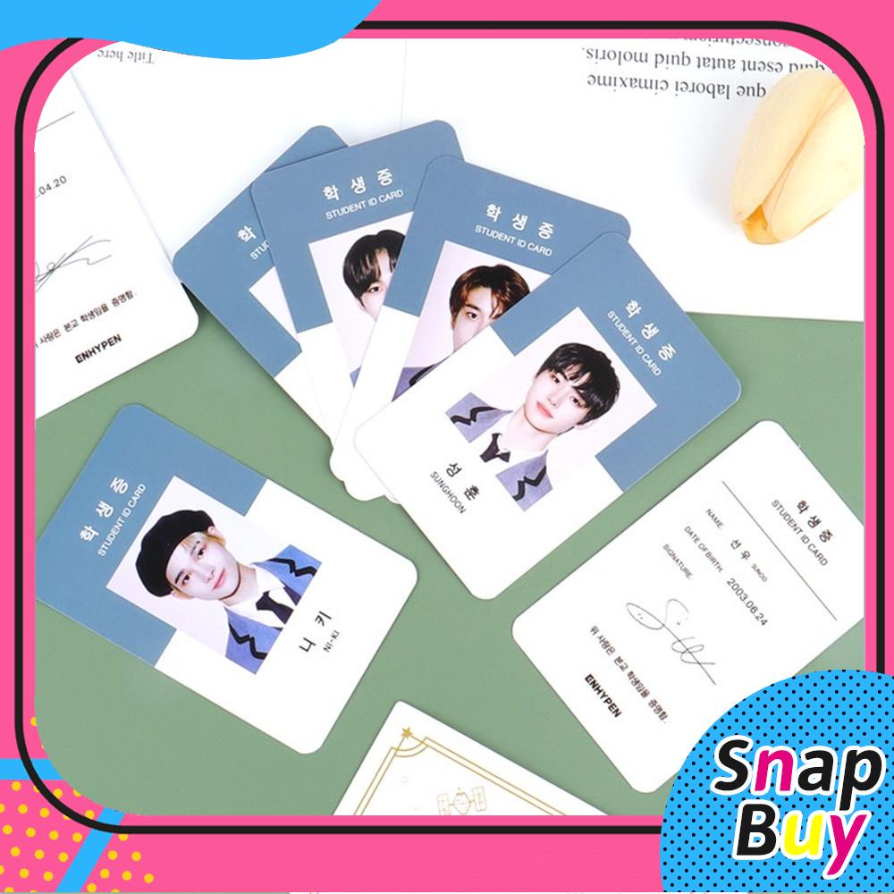 7Pcs EN Student ID Card 2022 ID School Card Student ID Card SUNGHOON ...