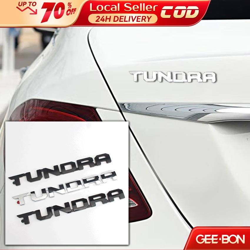GEEBON Toyota Tundra Letter Sticker Car Tailgate Insert Indent Sticker ...