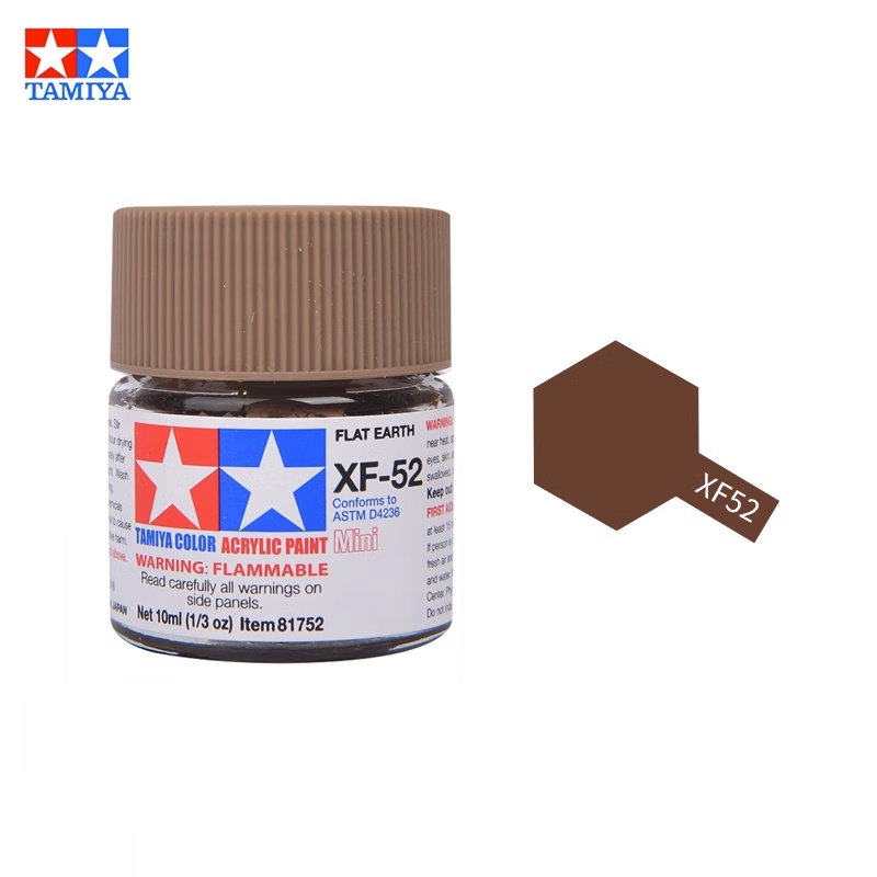 10ml Tamiya XF1-50 Gundam Model Paint Acrylic Paint Flat Colors Water ...