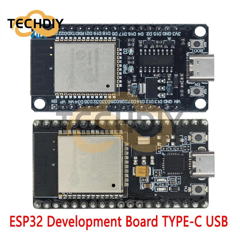 ESP32 Development Board TYPE-C USB CH340C WiFi+Bluetooth Ultra-Low Power Dual Core ESP32-DevKitC ...