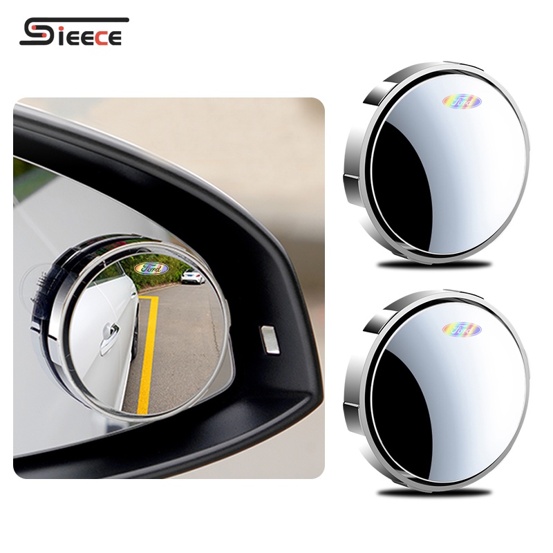 Sieece 2PCS Car Blind Spot Mirror Side Small Round Mirror Car ...