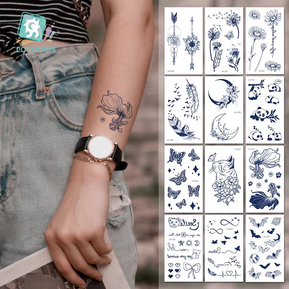 Tattoo Stickers 105*60mm Waterproof Long Lasting 15 Days Tattoo ...