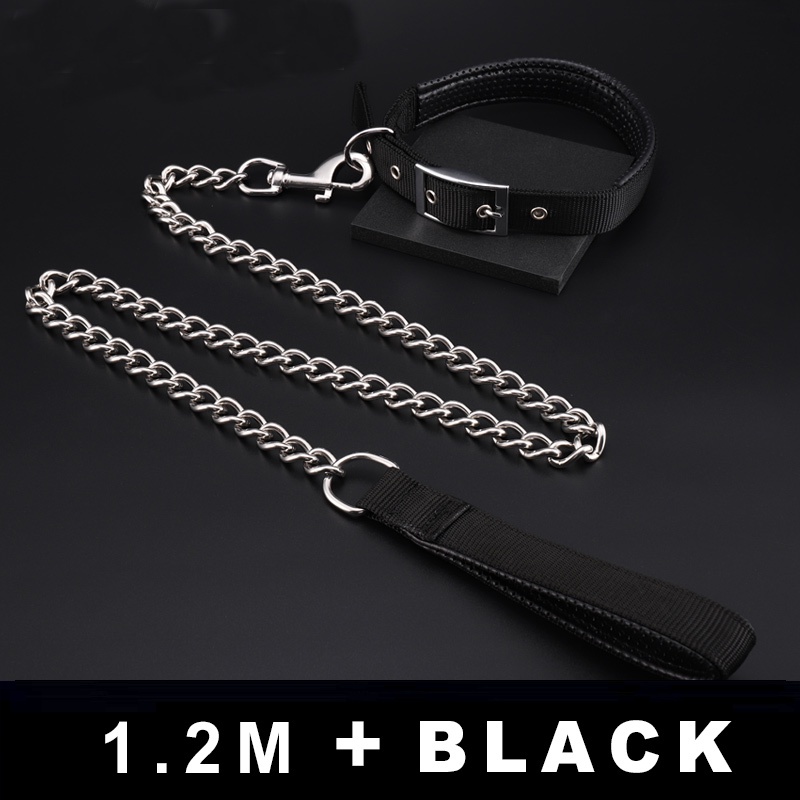1.2M/1.7MStainless Steel Dog Chain & Collars dog leash big dog chain ...