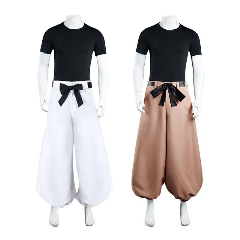 Jujutsu Kaisen Fushiguro Toji Cosplay Shirt Pants Belt Costume For Men ...