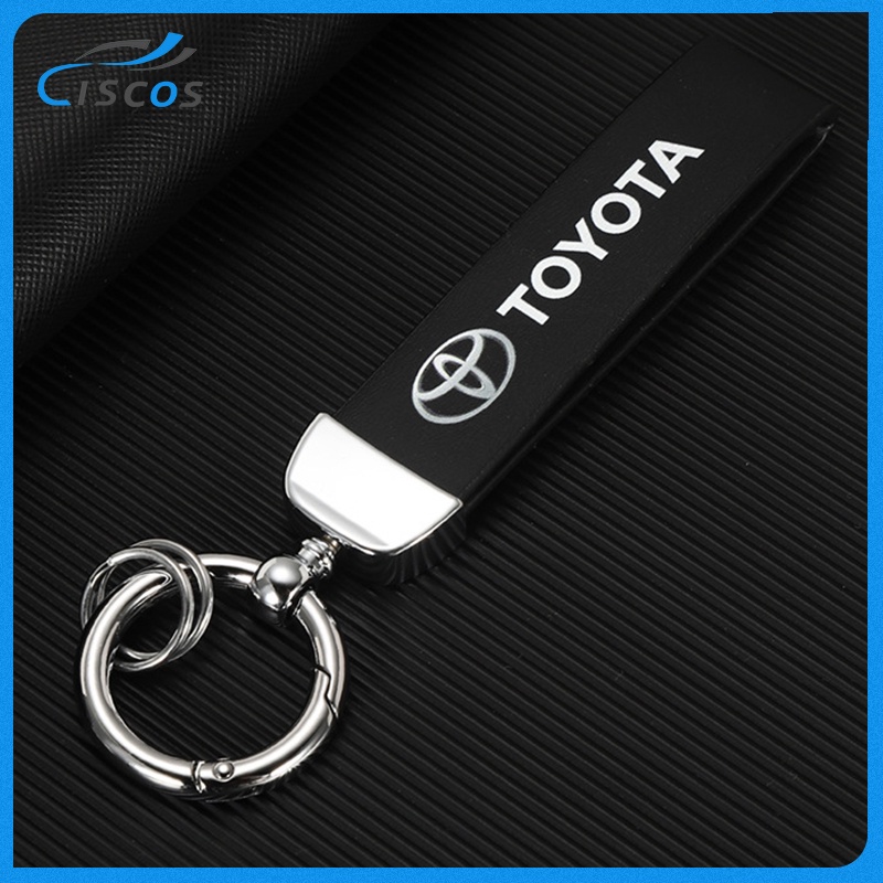 Ciscos Car Leather Key Chain Key Holder Car Accessories For Toyota ...
