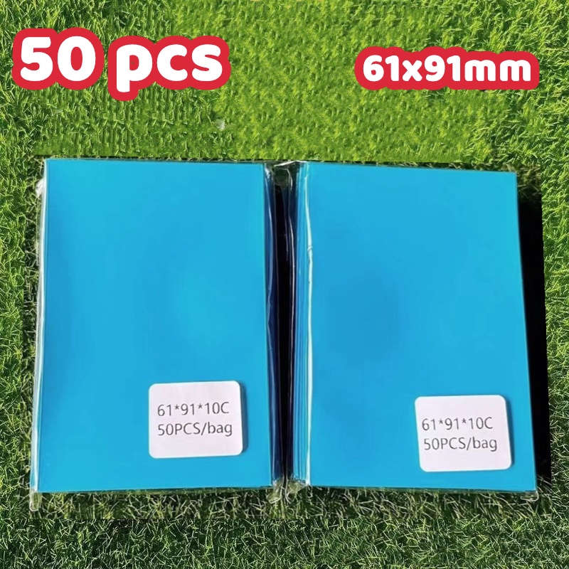 50pcs Candy Color Card Holder 61*91mm Idol Photocard Sleeves Protector ...