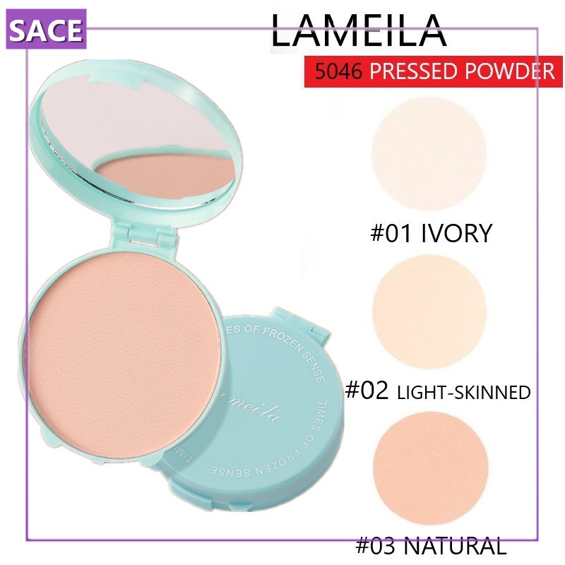 LAMEILA Pressed Powder Whitening Pressed Powder Waterproof Oil And ...