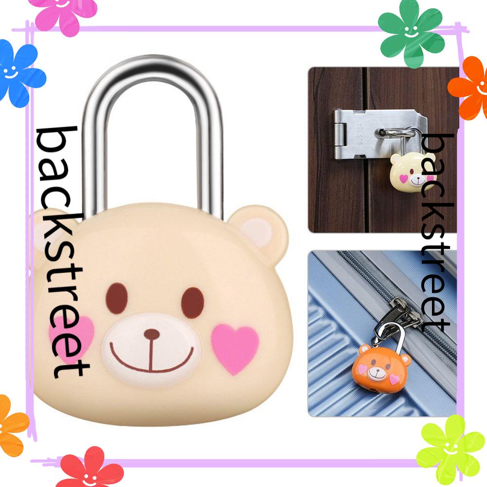 BACKSTREET BACKSTREET Padlock Cute Mini Bear Cartoon Combination Lock ...