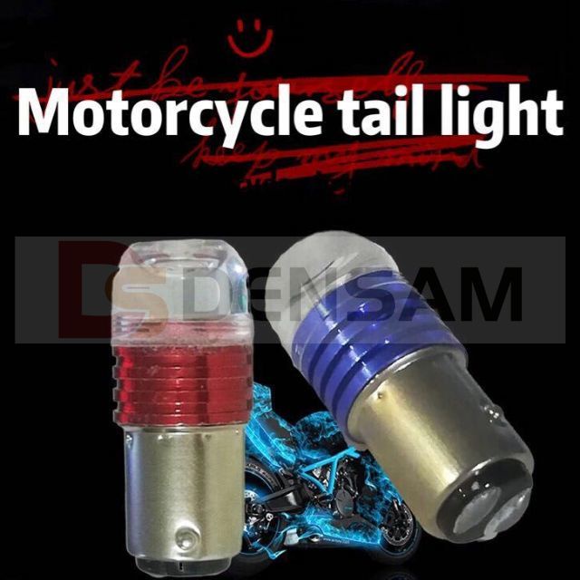 Densam Motorcycle Concave Design Tail Light Bulb Brake Light Steady ...