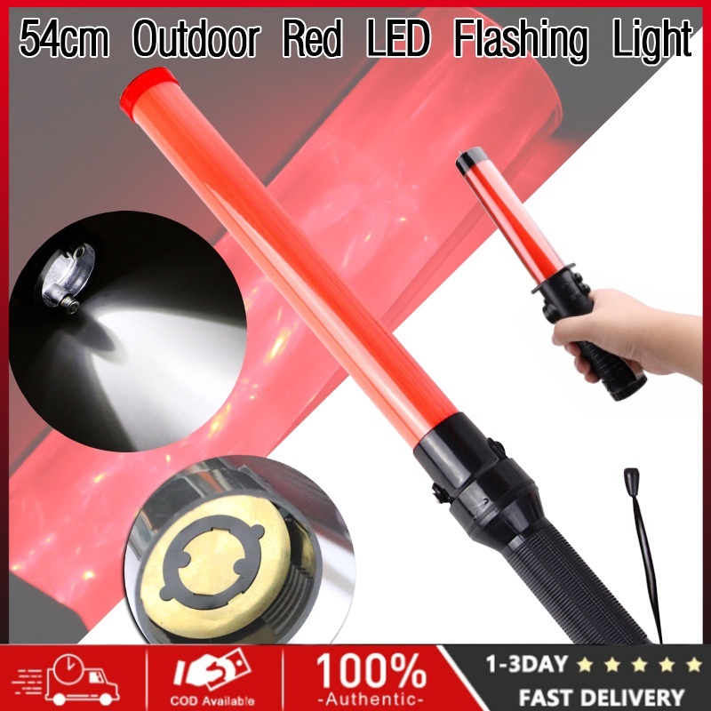 Traffic Baton LED Safety Signal Warning Flashing Light Portable Police ...