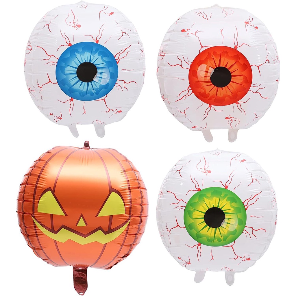 Halloween Party 4D Eyeball Balloon Halloween Terror Theme Party ...