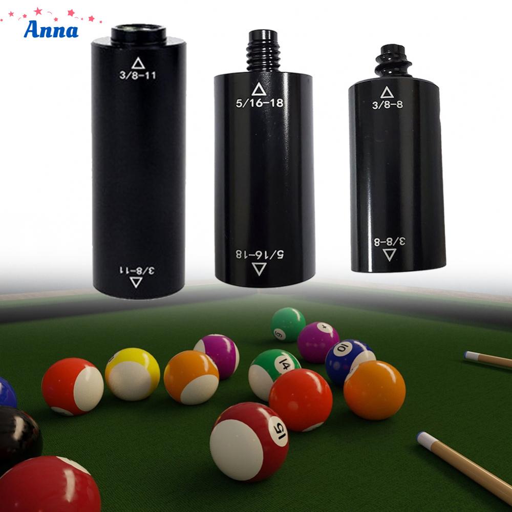 Billiard Extension Cue Pool Snooker Middle Shaft Aluminium Extender ...
