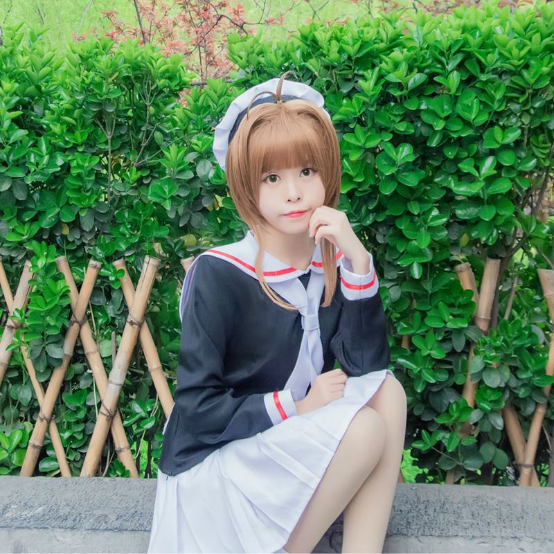 Cardcaptor Sakura cosplay Costume Girl KINOMOTO SAKURA cosplay Costume ...