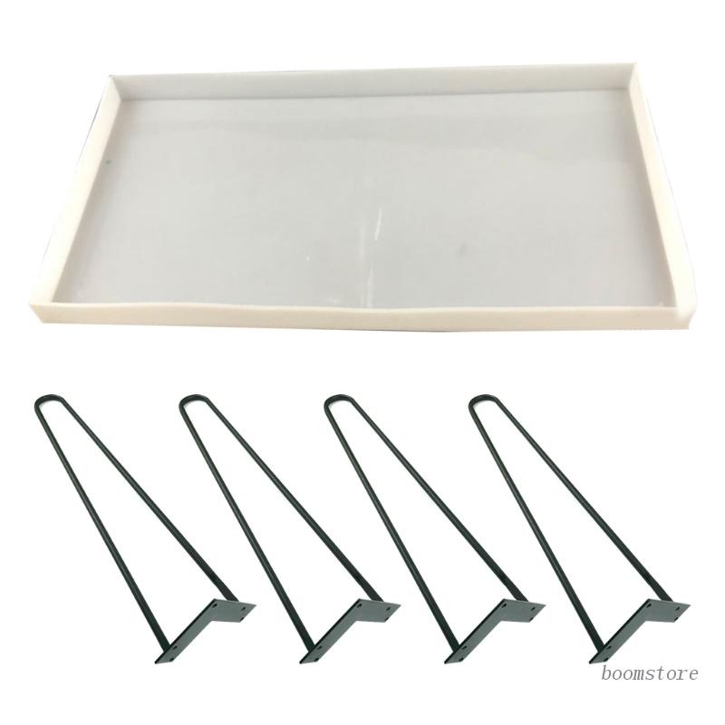 Boom River Table Silicone Mold with Table Legs Resin Epoxy Craft ...