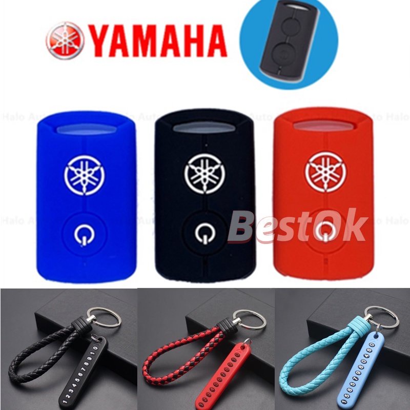 Yamaha Nmax Xmax NVX Mio Aerox S Silicone Keyless Key Cover Remote Key ...
