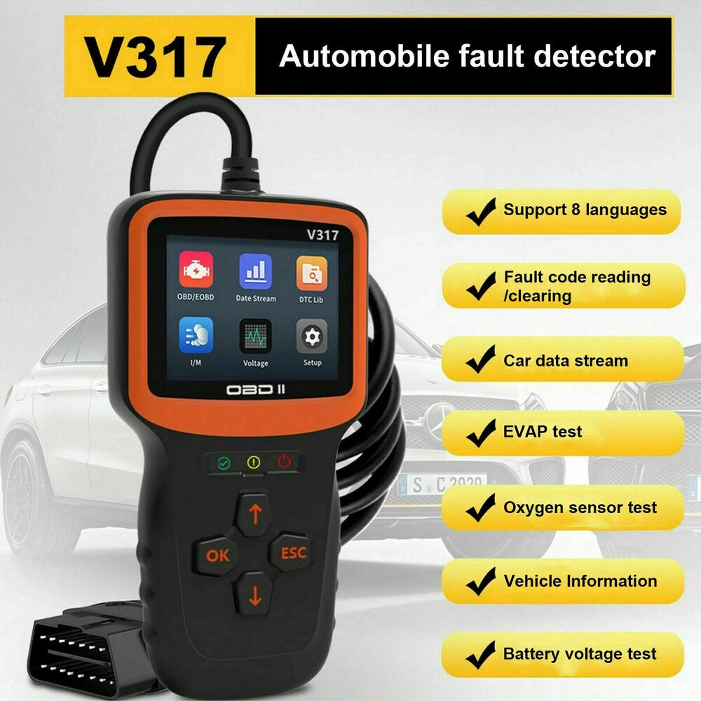 Ford Transit EOBD OBD2 Car Diagnostic Code Reader Scanner Fault Check ...