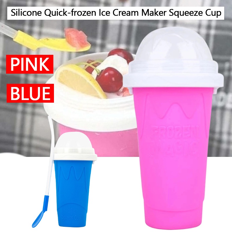DIY Ice Cream Cup Smoothie Cup Frozen cup Frozen Squeeze Magic cup ...