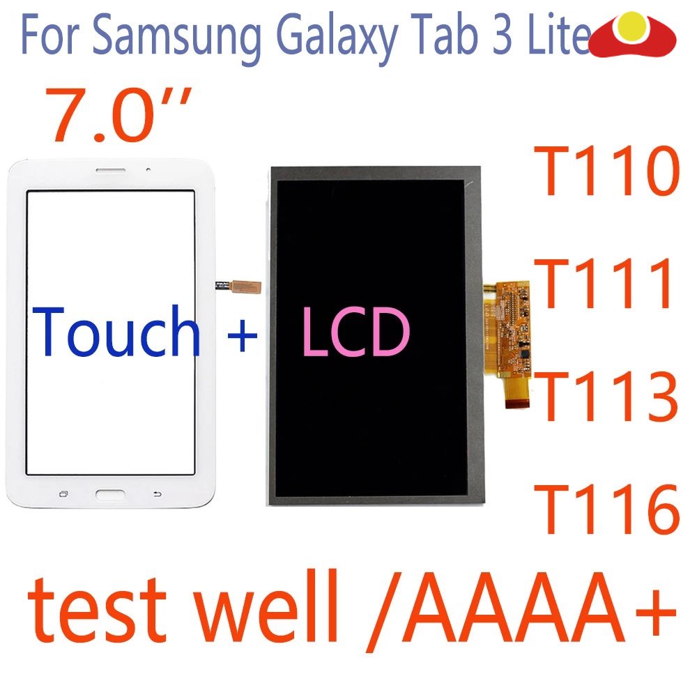 7’’ LCD For Samsung Galaxy Tab 3 Lite SM-T110 T111 T113 T116 T113NU LCD ...