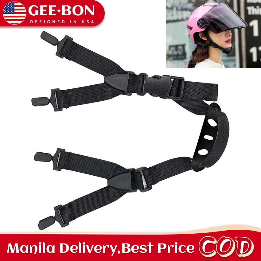 GEEBON Universal Sturdy Helmet With Chin Strap Y Shaped For Cycling ...