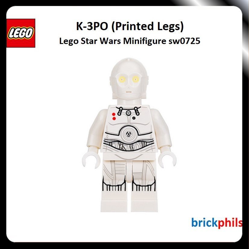 Lego Star Wars Minifigure sw0725 K-3PO (Printed Legs) | Shopee Philippines