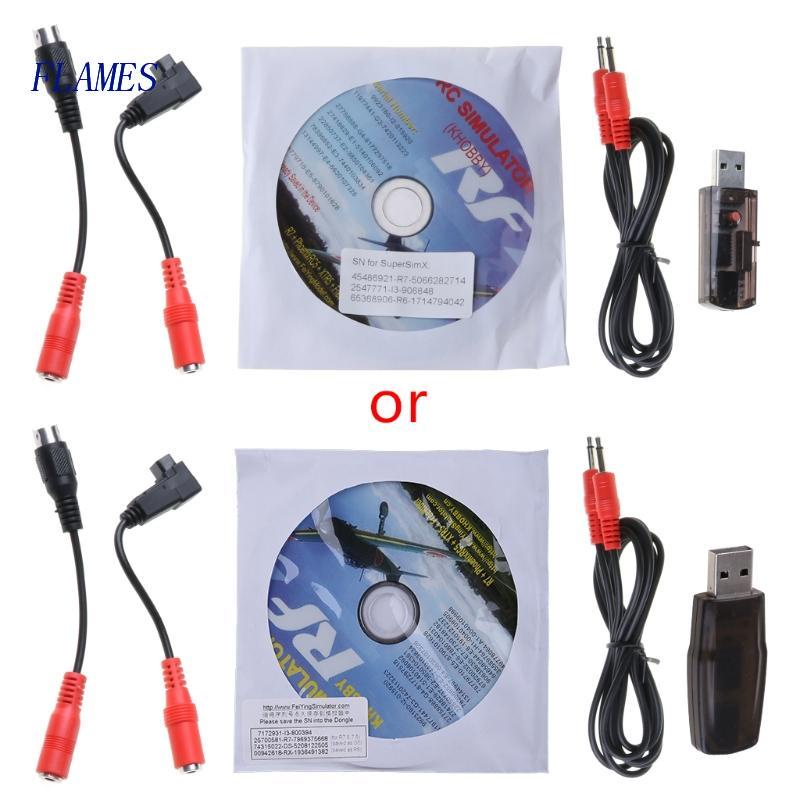 blg RC Flight Simulator USB Dongle Analog Cable for G7 Phoenix 5.0 ...