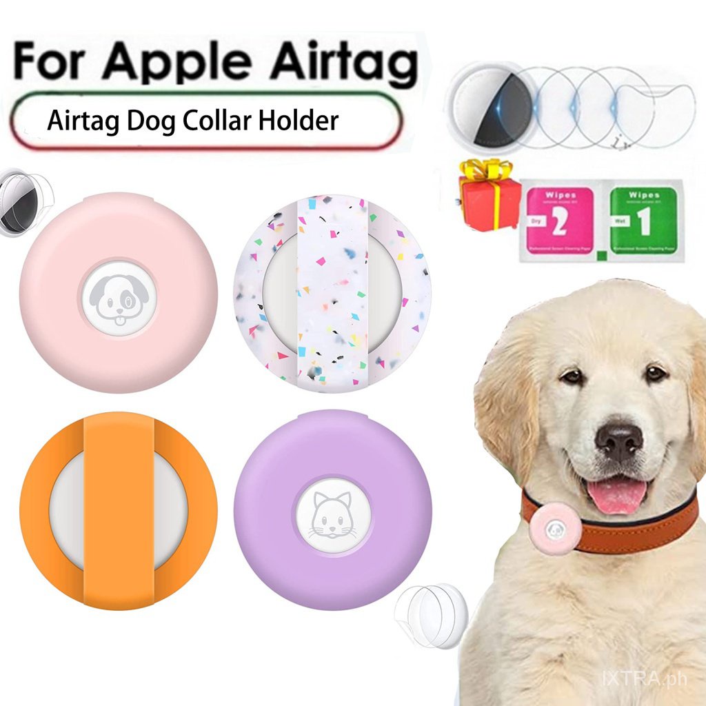 Airtag Dog Collar Holder, Silicone Cat Collar Case for Airtag, Anti ...