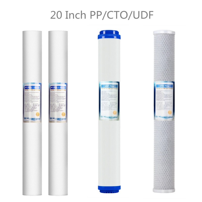 20 Inch Water Filter Cartridge 20" Water Purifier Cartridges PP/CTO/UDF ...