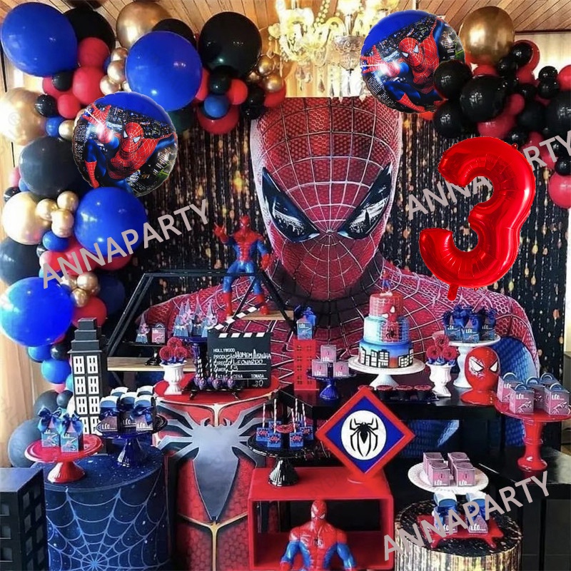 85pcs Marvel Superhero Theme Party Balloons Set The Avengers Spiderman ...