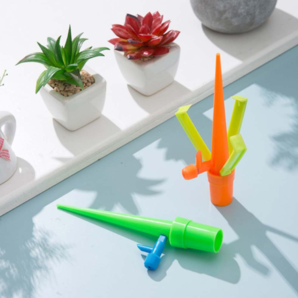 6pcs Plant Self-Watering Drip Irrigation Adjustable Drip Device With ...