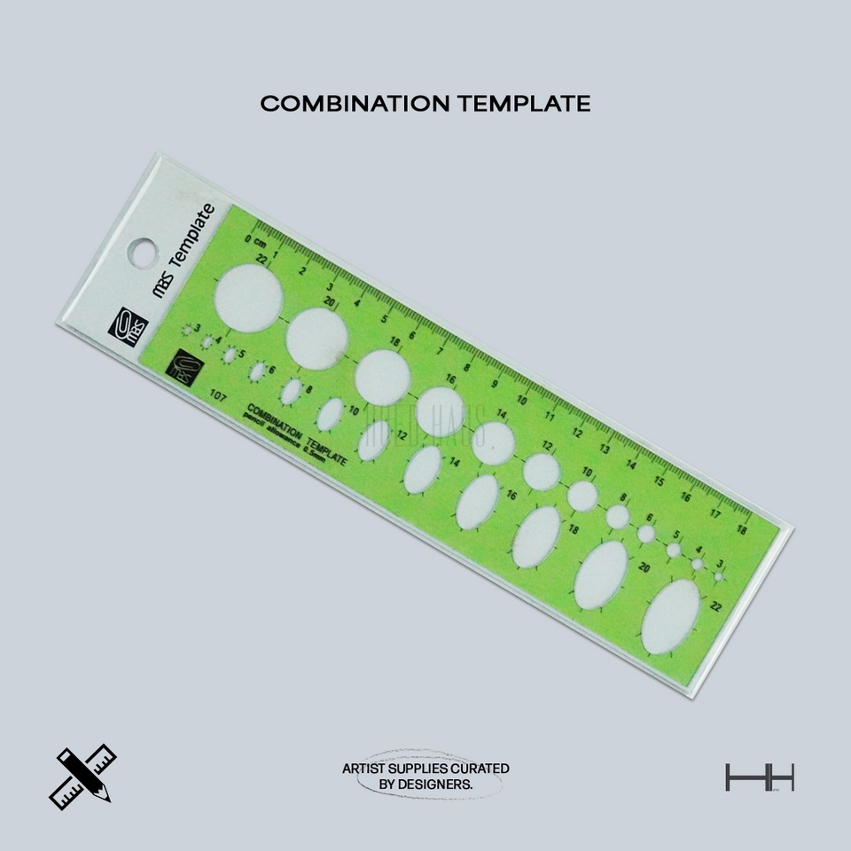 Combination Circle & Ellipse Template | Shopee Philippines