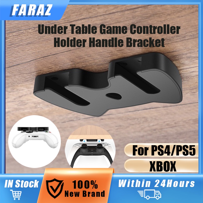 Under Table Controller Holder Rack Hook Hanging Storage Stand for PS4 ...