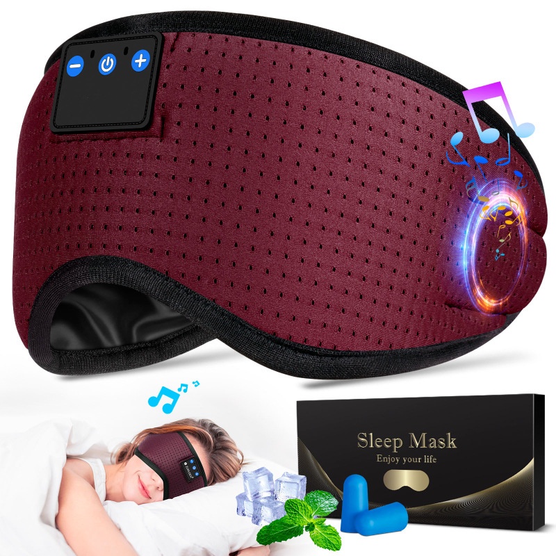 Bluetooth 5.2 Sleep Eye Mask Smart Eye Protector Music Eye Mask Cool ...