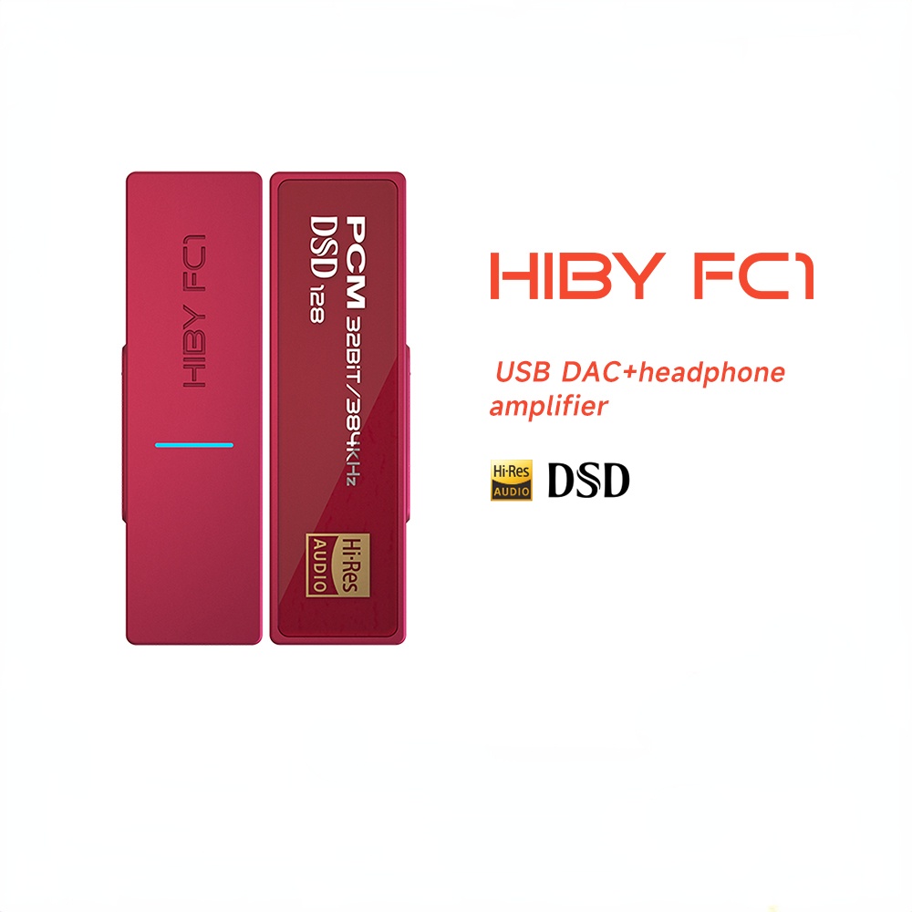 HiBy FC1 Portable USB DAC Decoder Audio Headphone Amplifier AMP HiFi ...