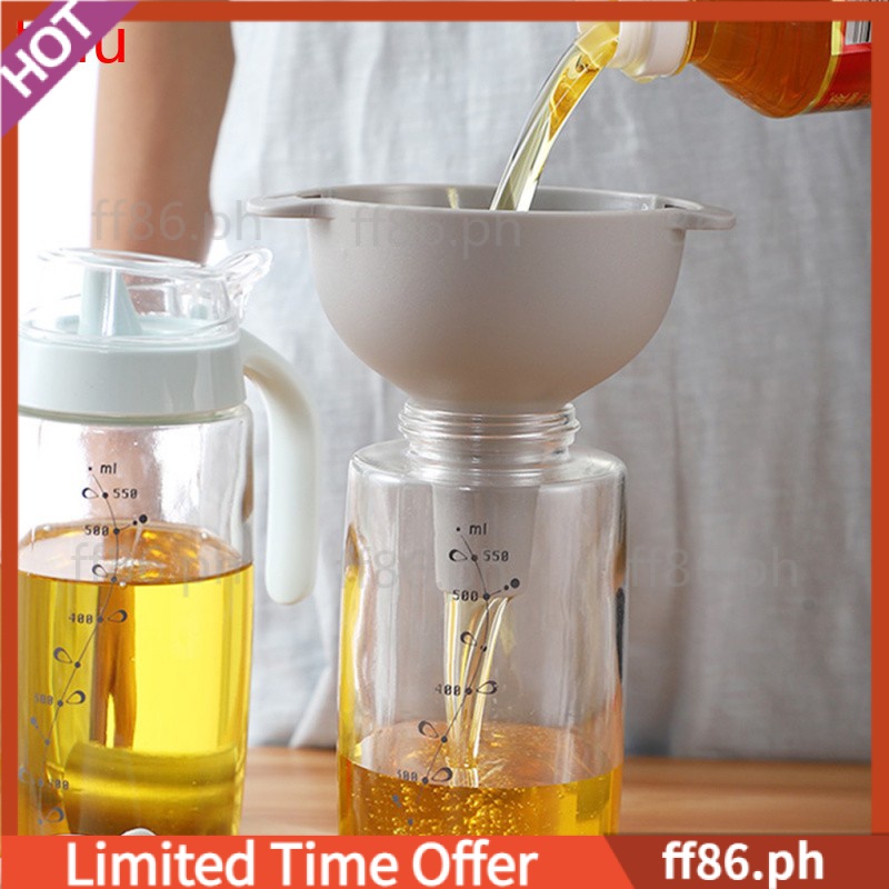 4 in 1 Multi-function Funnel Set Wide Mouth Plastic Funnel Filter Oil ...