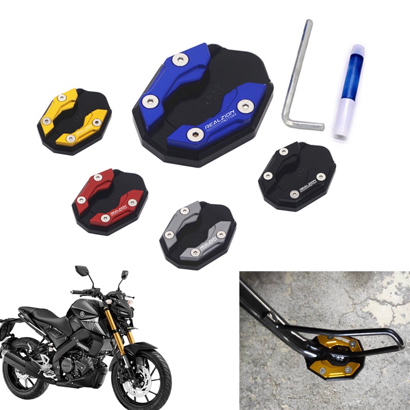 REYGEAKT For Yamaha Mt15 Mt 15 Foot Side Stand Kickstand Extension Pads ...