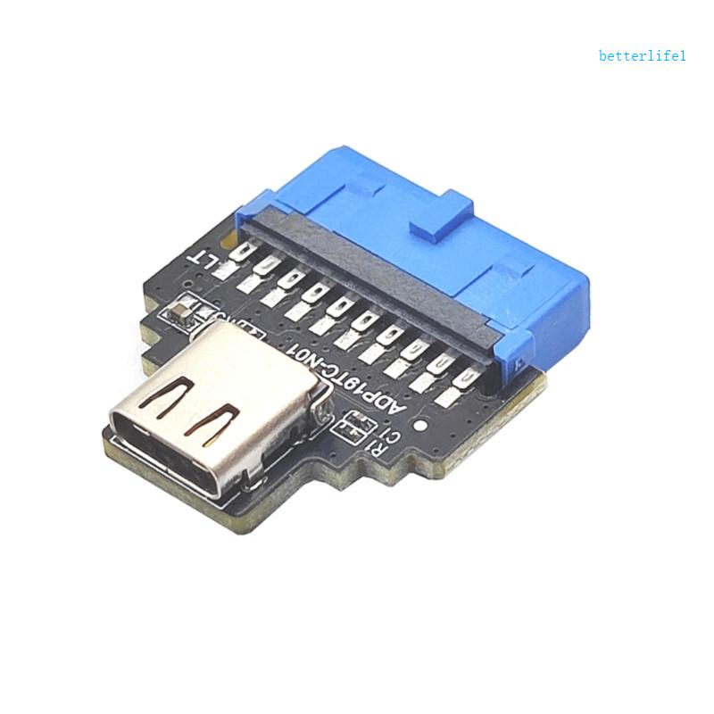 BTM IDC to Female TYPE-C Port 19PIN Adapter USB3 2 19PIN Female Input ...
