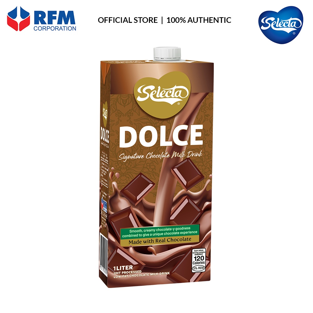 Selecta Dolce Chocolate Milk Drink 1L - Pack of 2 | Shopee Philippines