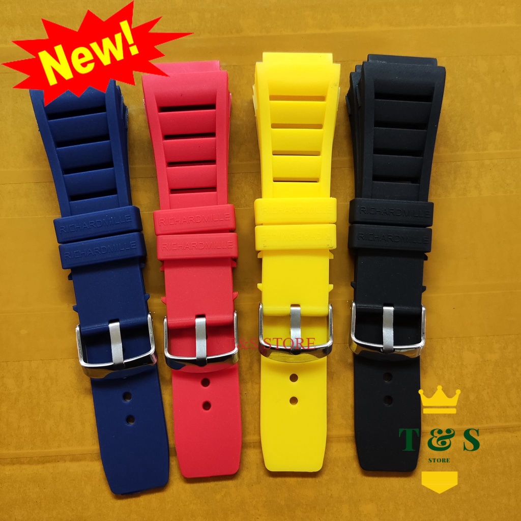 New RICHARD MILLE RM. RUBBER Watch STRAP | Shopee Philippines
