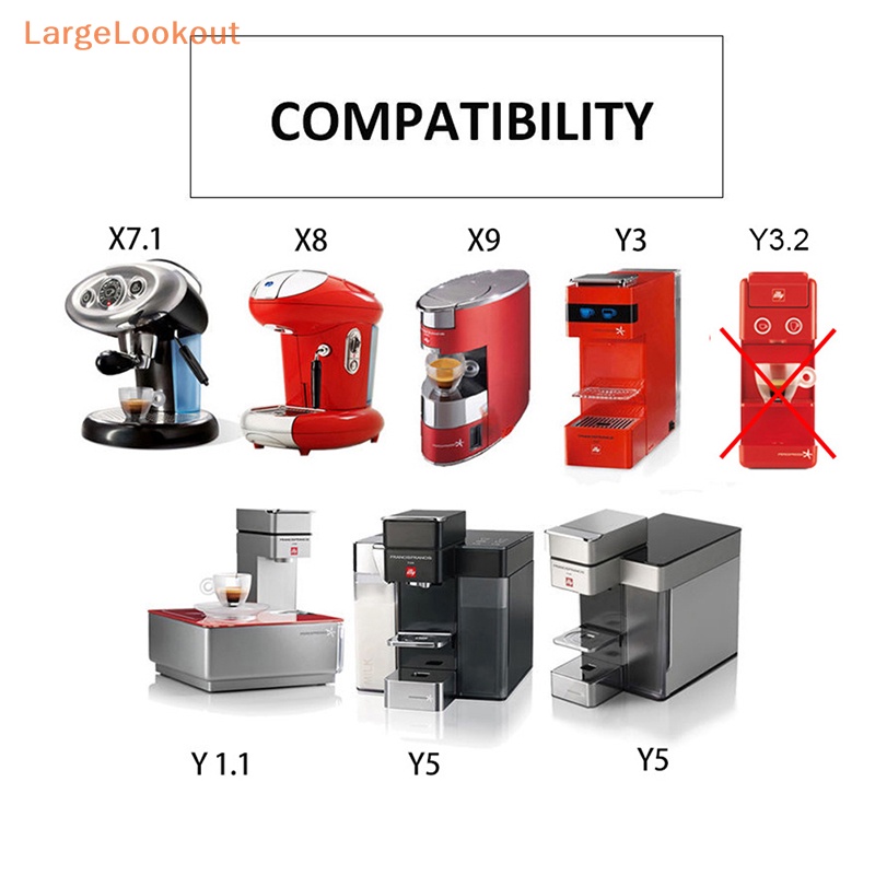 [LargeLookout] Refillable Capsule Coffee Cups Compatible Illy Machines ...